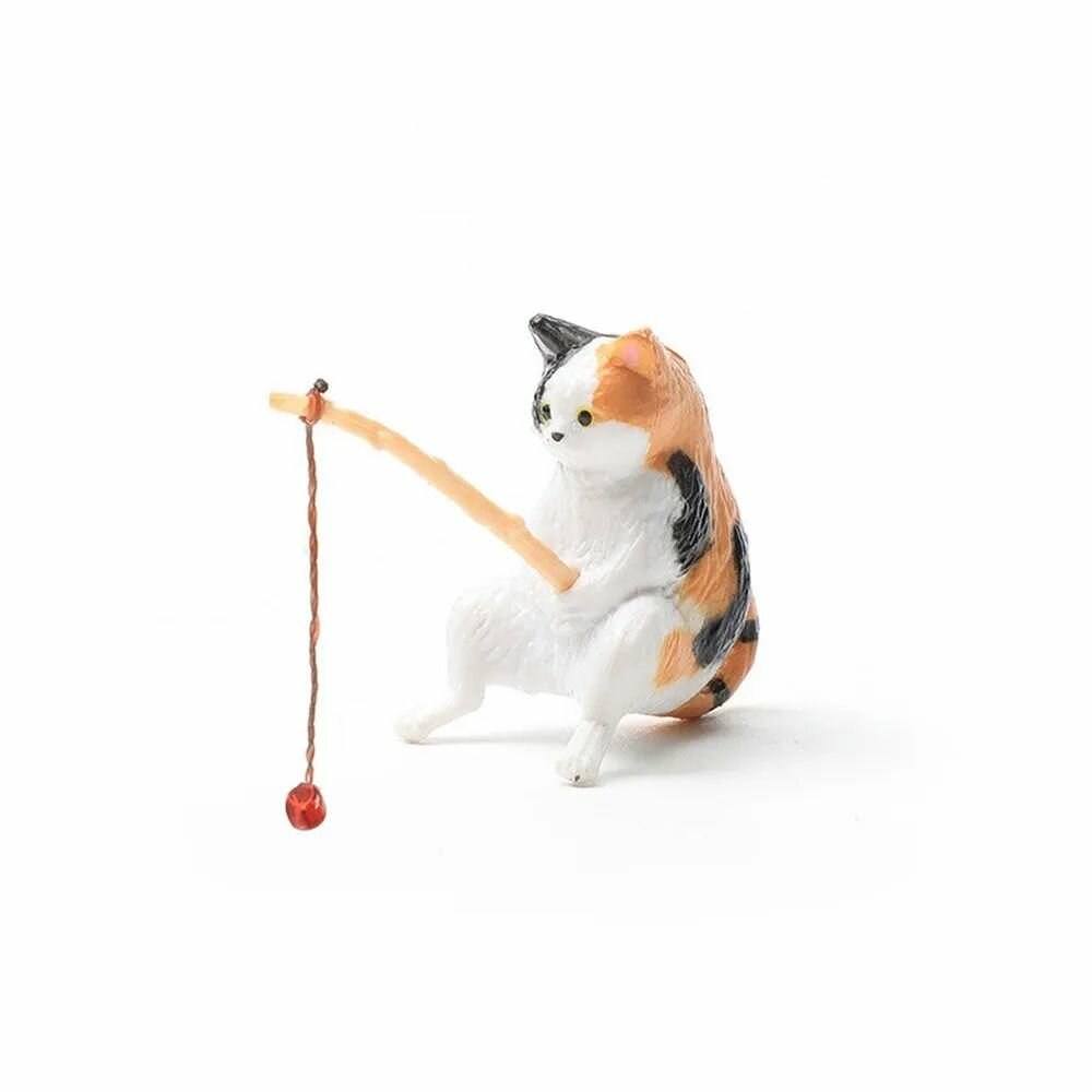 Украшение аквариума: Кошка на рыбалке подвесной декор для дома, аквариума и ландшафта