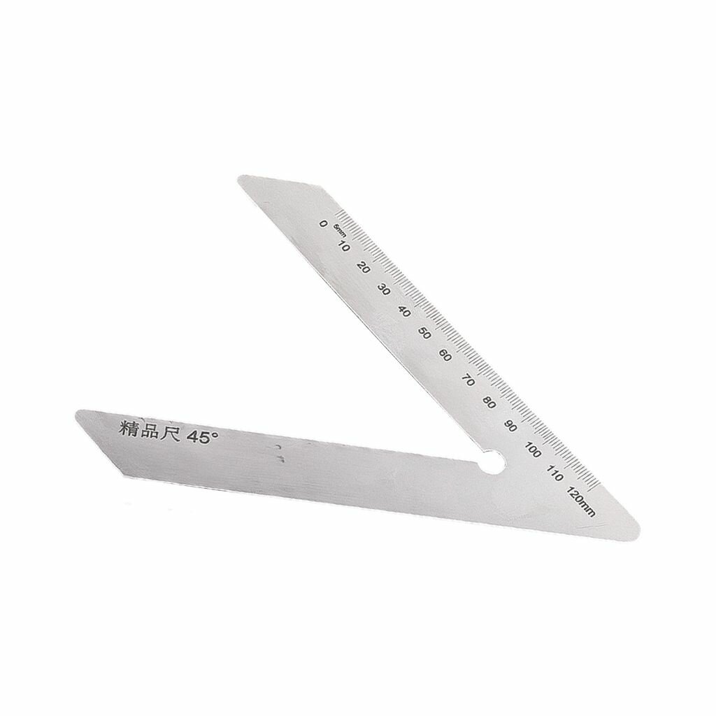 Угловая линейка из нержавеющей стали -45 градусов