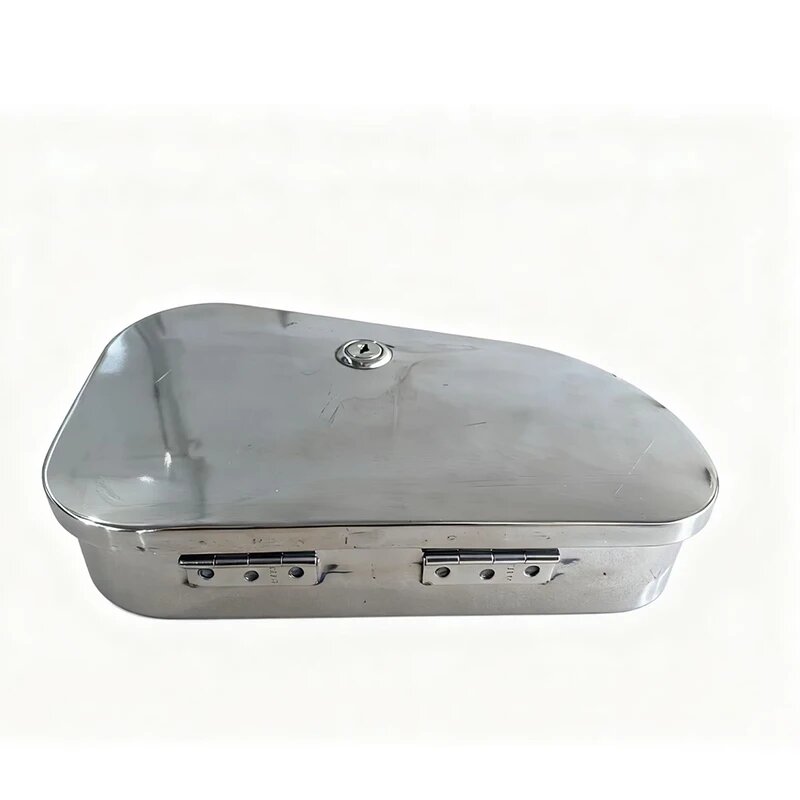 Ящик для инструментов из нержавеющей стали с креплением на раму, запираемый, для Урал М72, Р51, Р71, Р75, К750, Чанцзян750, Днепр, CJ-K750