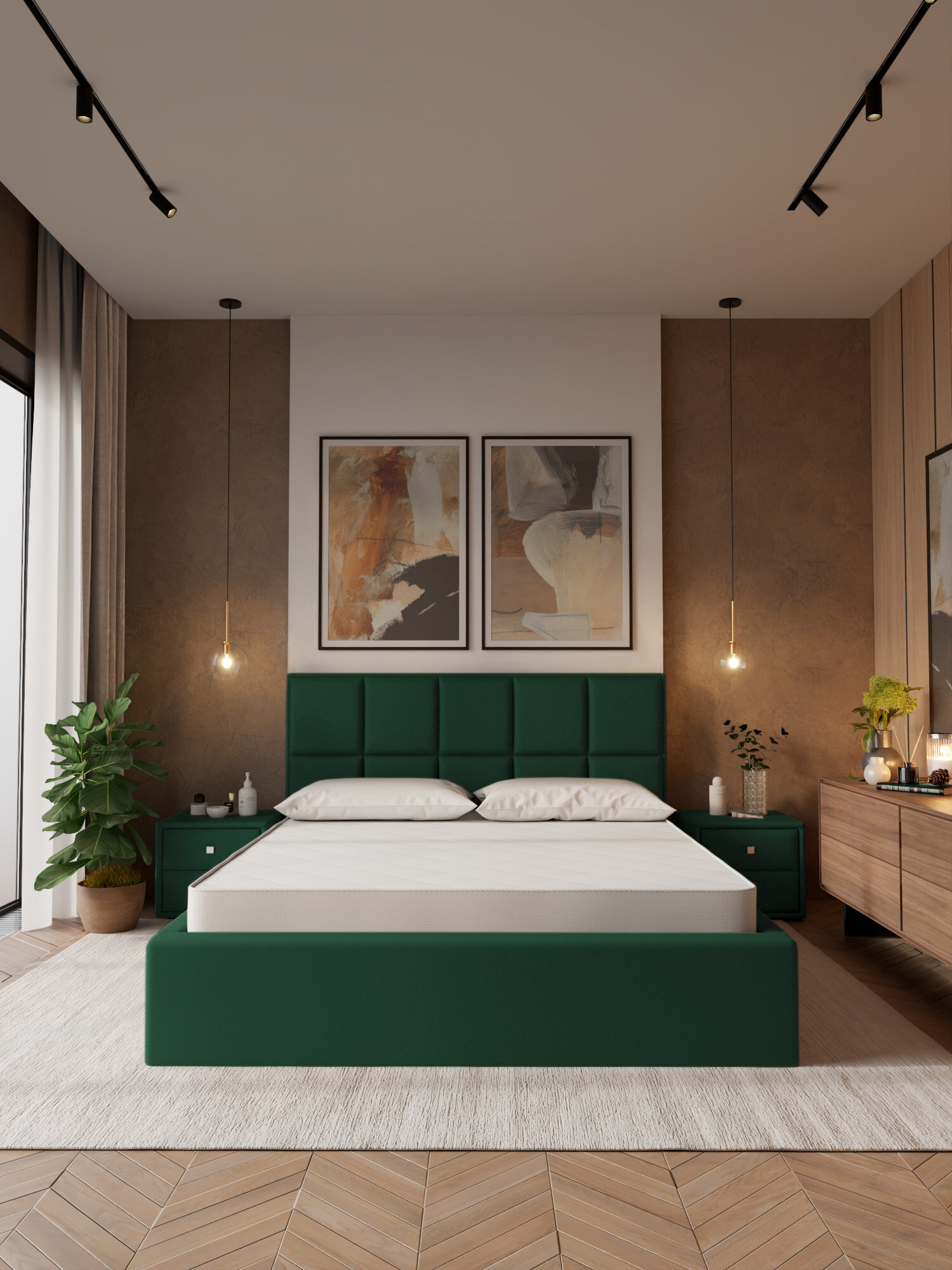 Кровать двуспальная 180х200 с подъемным механизмом, Флоренция с мягким изголовьем для дома и спальни, ортопедическое основание, ящик для белья