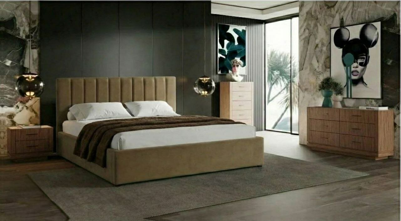 Двуспальная кровать Asia, с подъемным механизмом, с ящиками для белья, ортопедическое основание