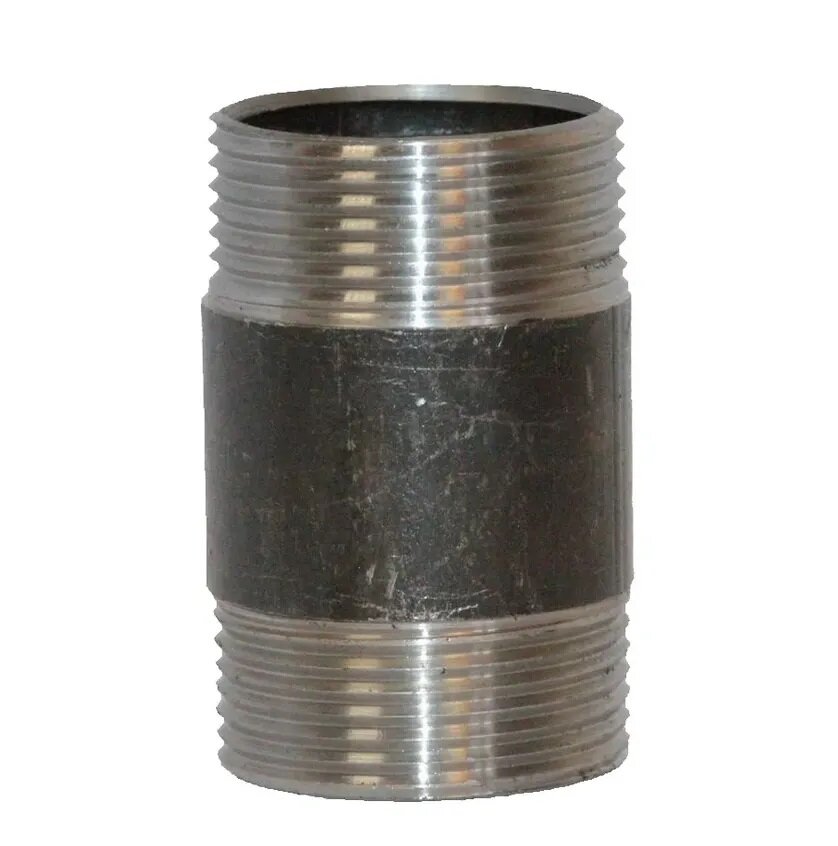 Фитинг бочонок черный 3/4 сталь