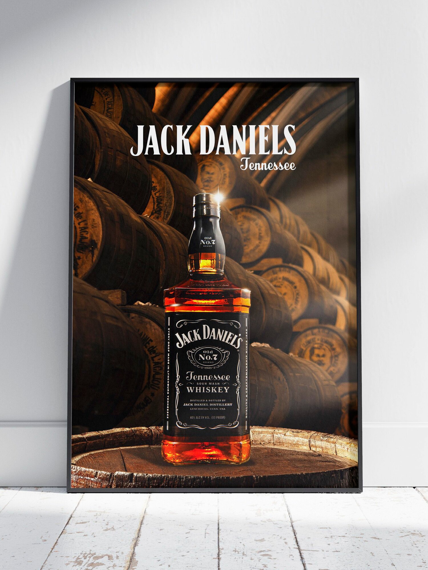 Плакат на стену для интерьера Бренды (Джек Дэниэлс - Jack Daniels 3) - Постер по моде и одежде формата A4 (21x30 см)