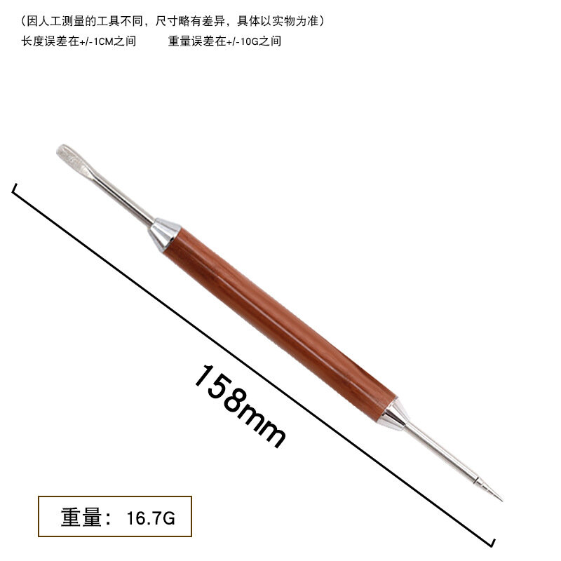 Инструмент для латте-арта с деревянной ручкой, декоративная палочка для рисования узоров, кофейный инструмент,