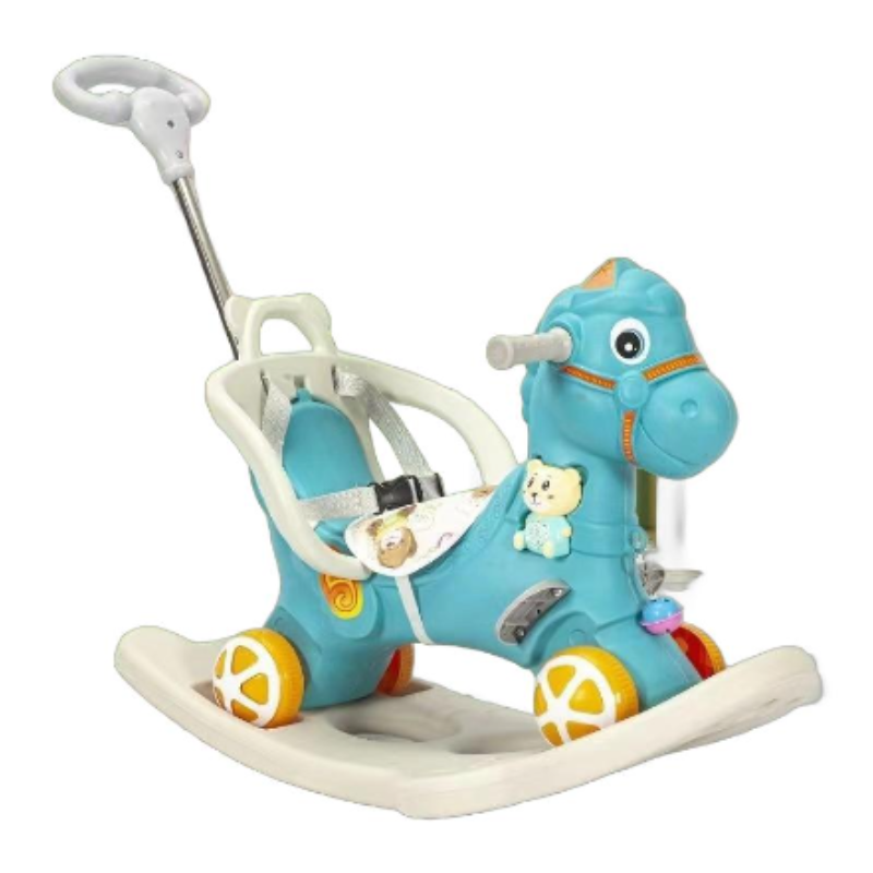 Детский качели-лошадь для детей 1-5 лет гlider качель-лошадь детские игрушки магазин детских товаров подарок синий