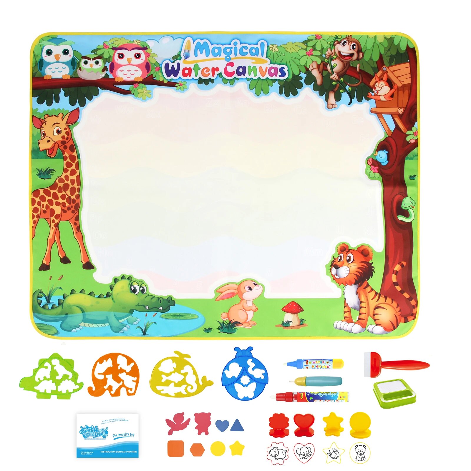 Многоразовый водный коврик для рисования Coolplay C 100x80cm
