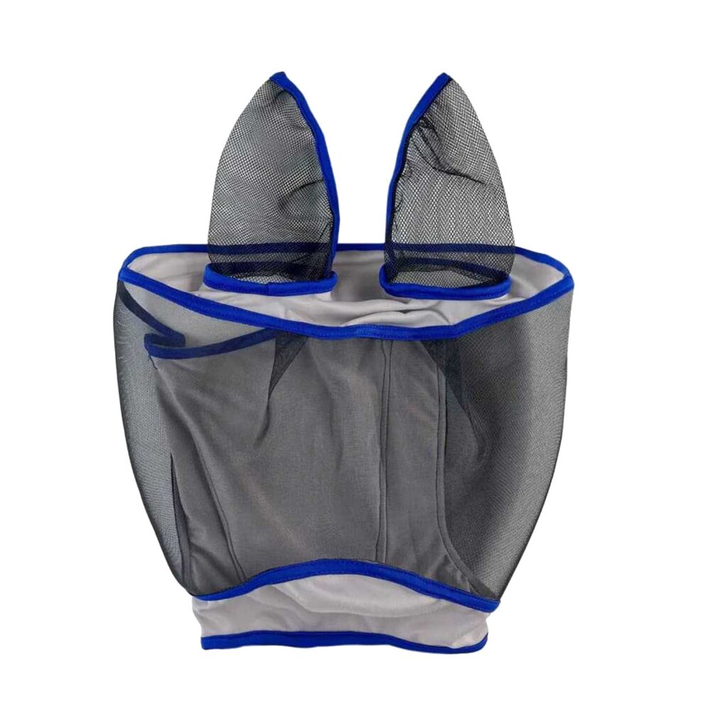 Головной убор для лошадей с защитой от комаров и насекомых, летающая маска для лошадей, сетчатая дышащая маска