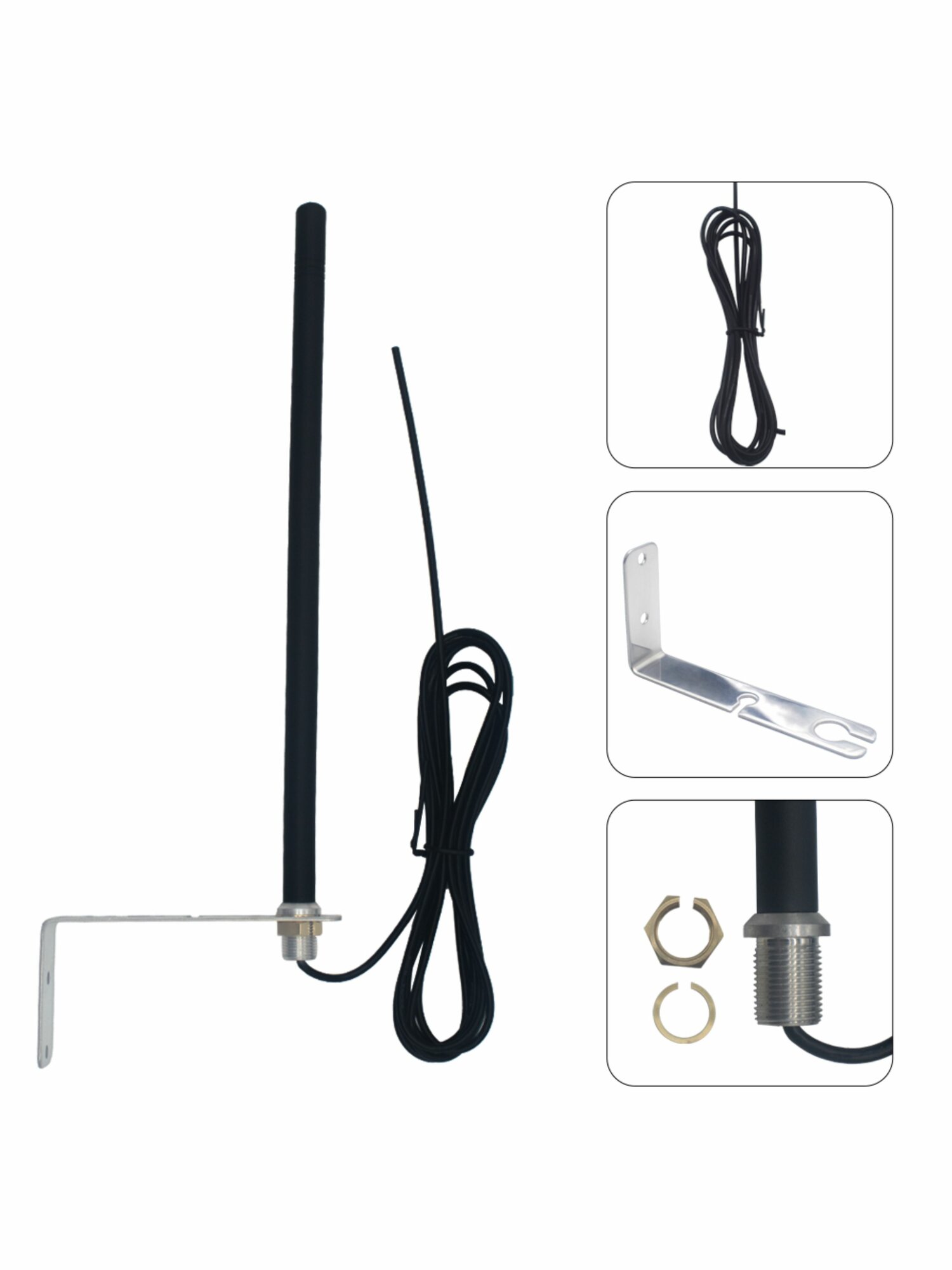 433 МГц антенна для беспроводного ретранслятора радиосигнала гаражных ворот, 433,92 МГц антенна управления воротами