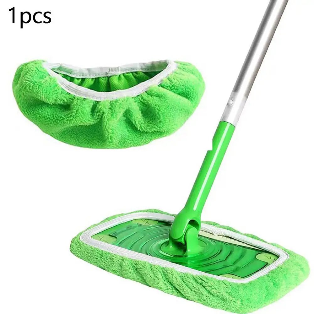 Зелёный тканевый чехол для швабры Swiffer Sweeper