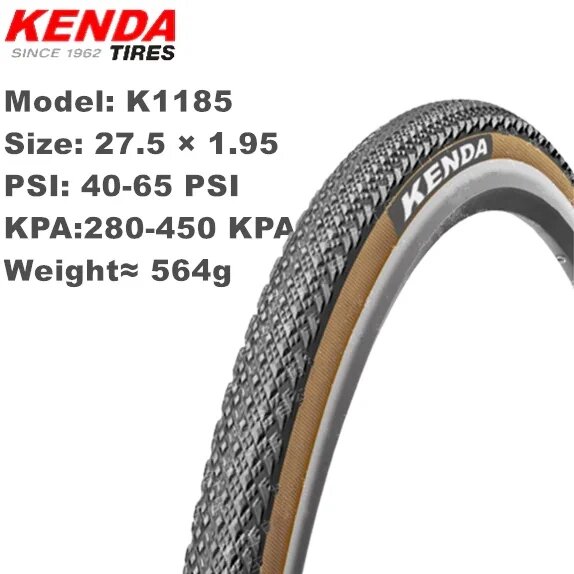 Kenda Skinwall шина MTB 26/27,5×1,95/1,75 Travel Gravel K1185-27.5x1.95