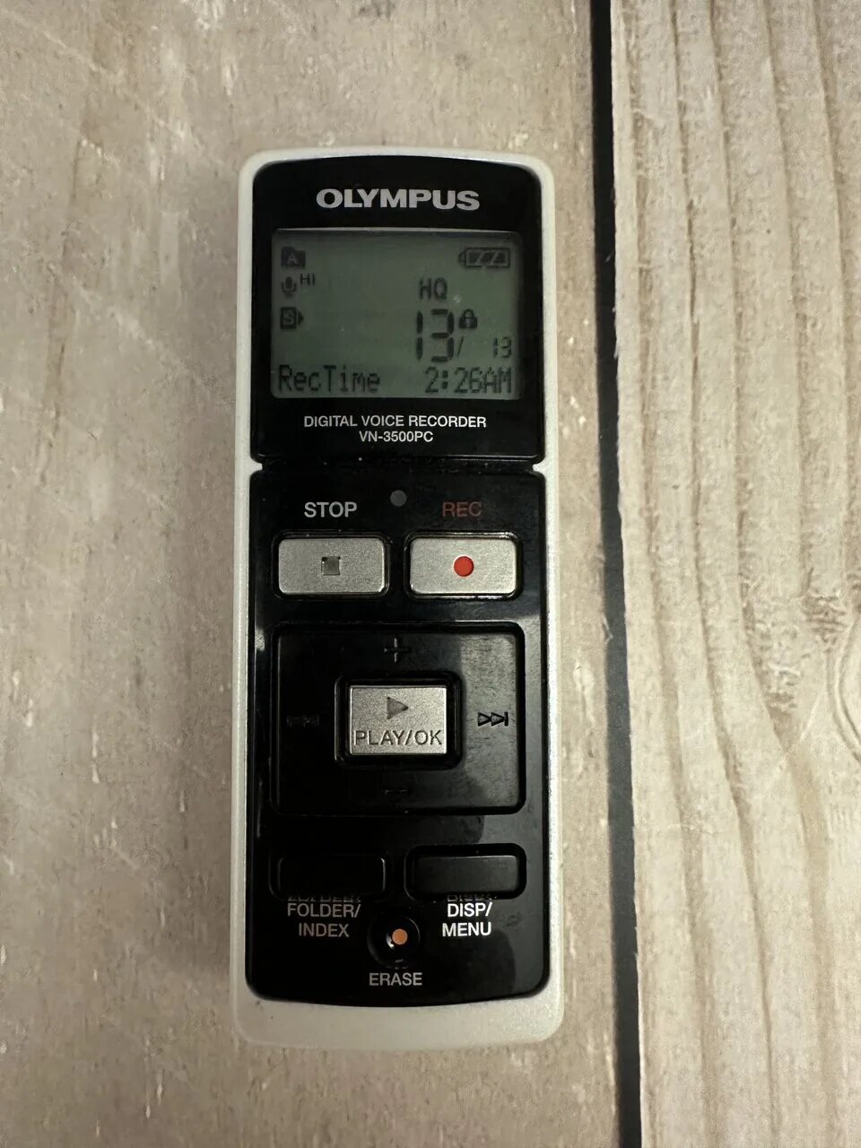 Диктофон Olympus VN-3500PC 128МБ, черный