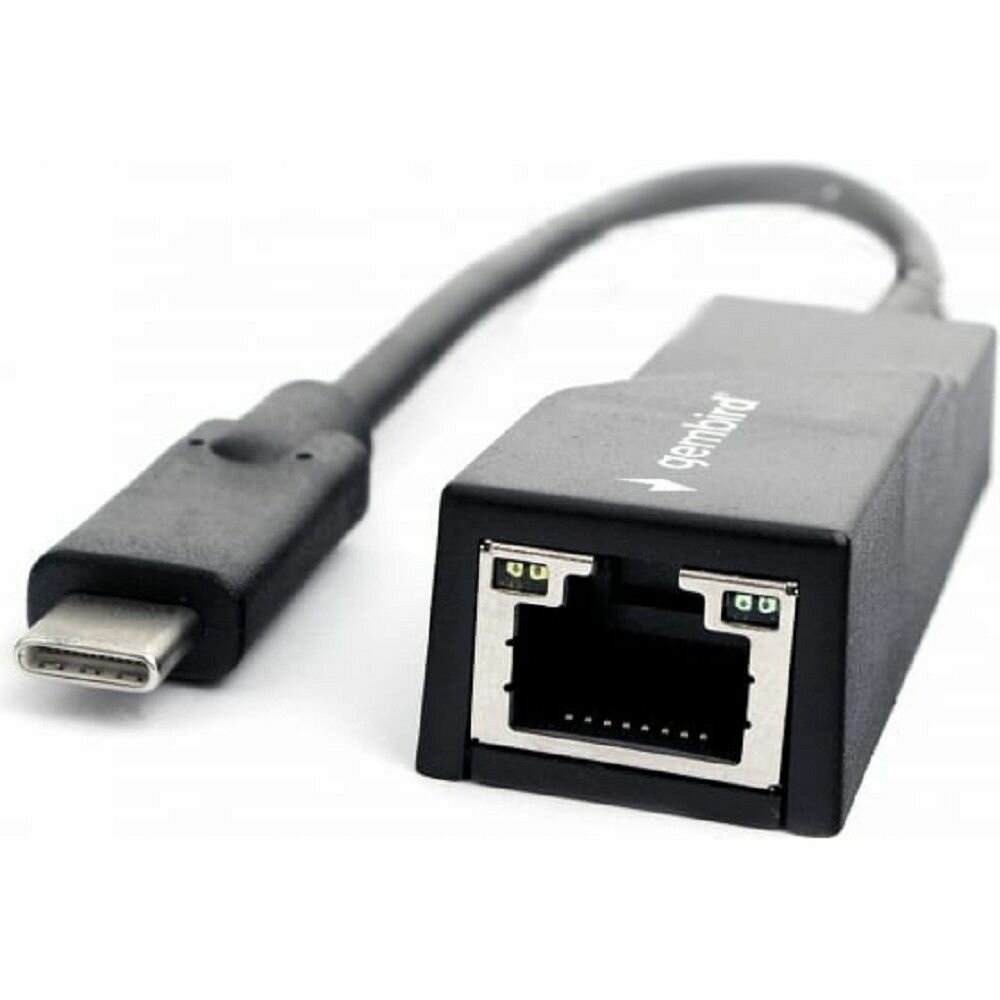Gembird Кабель Сетевой адаптер Ethernet USB C - type - Fast Ethernet adapter A - CM - LAN - 01