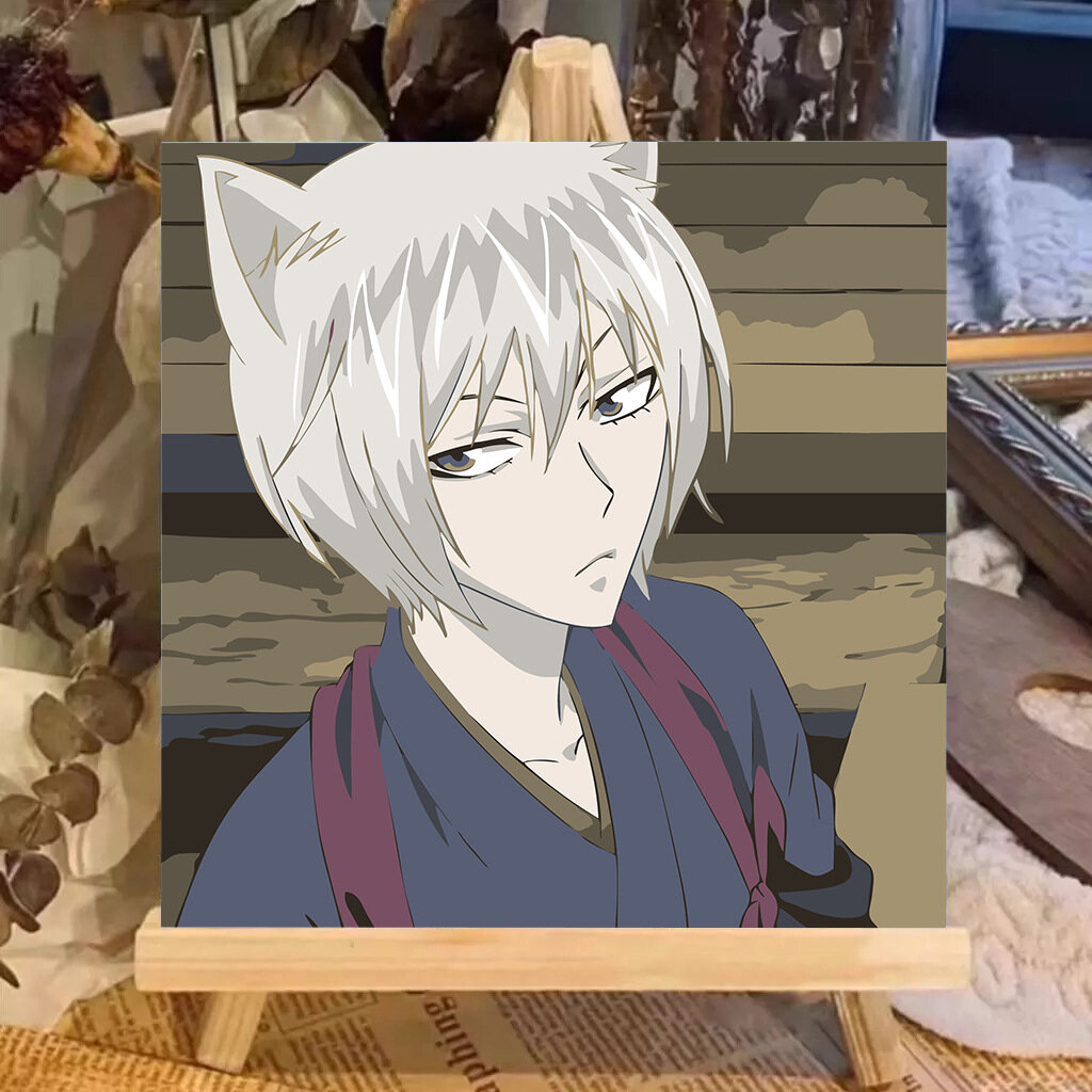 Bungo Stray Dogs Осаму Дадзай DIY Цифровая масляная живопись Раскраска ручной работы Накахара Чуя Аниме товары Акриловая живопись