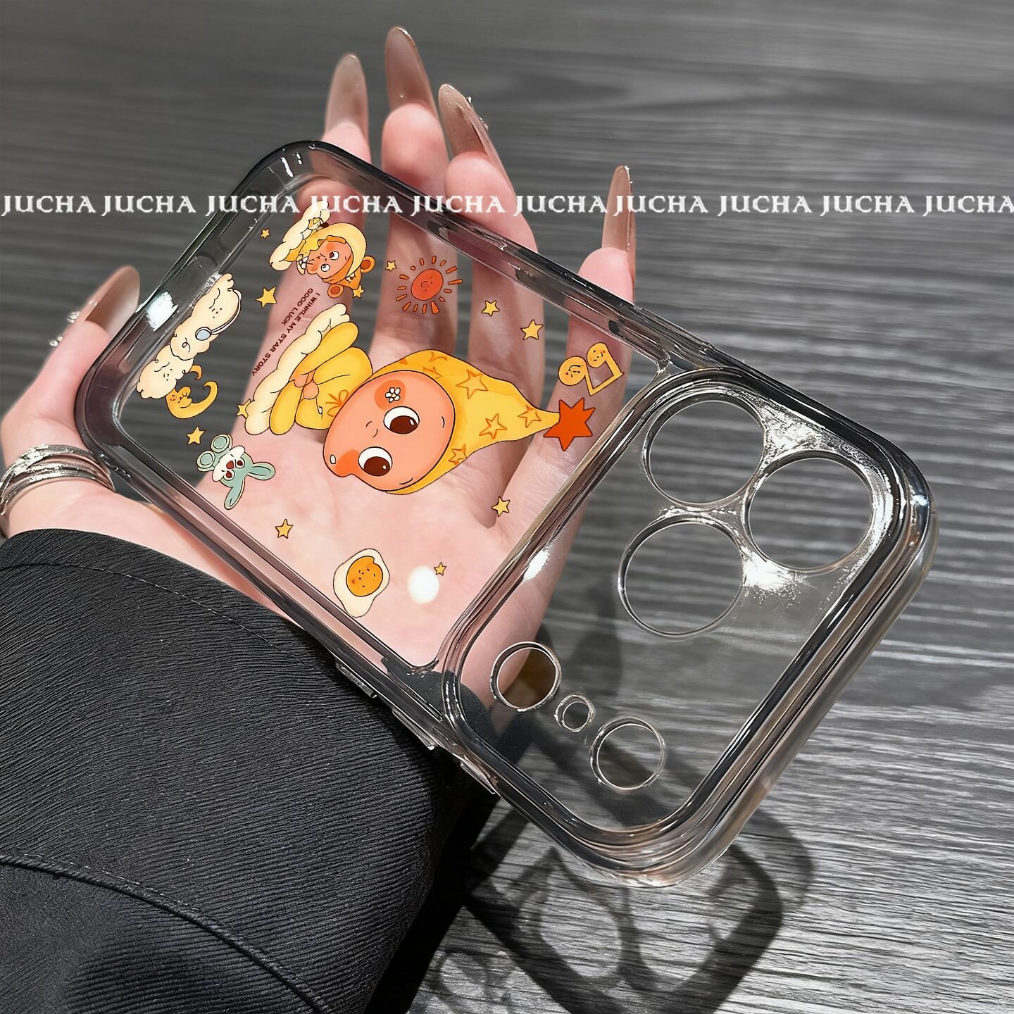 Подходит для чехла Cloud Stars People для iPhone 17, высокая эстетика, нишевый стиль Apple 16 Pro Max, художественный стиль 15