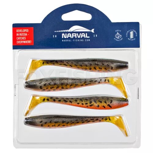 Силиконовая приманка Narval Choppy Tail 12cm #040 4шт.