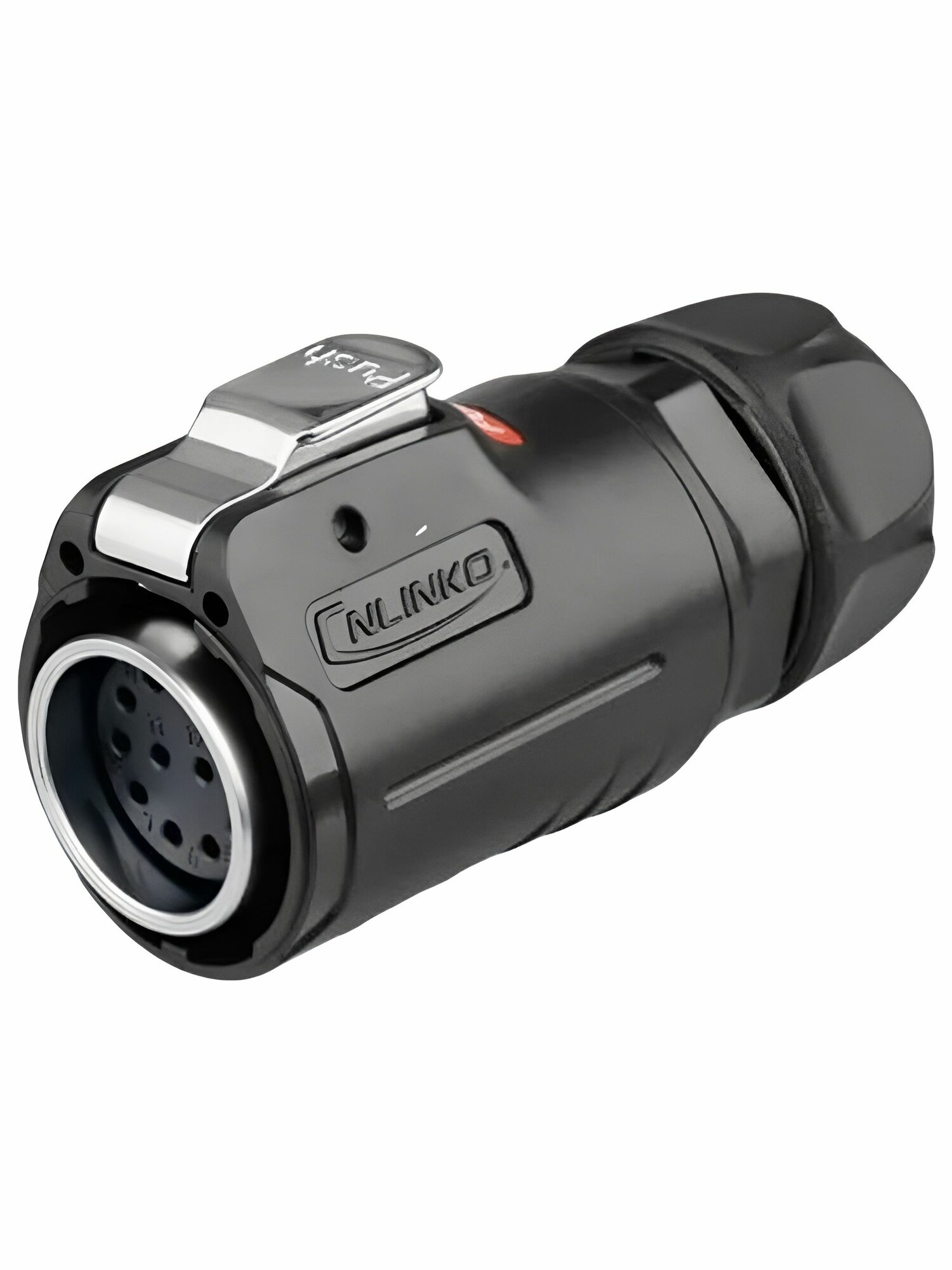 Разъем CNLINKO LP-24 12-пиновый, 12pin, мама, IP67, штекер