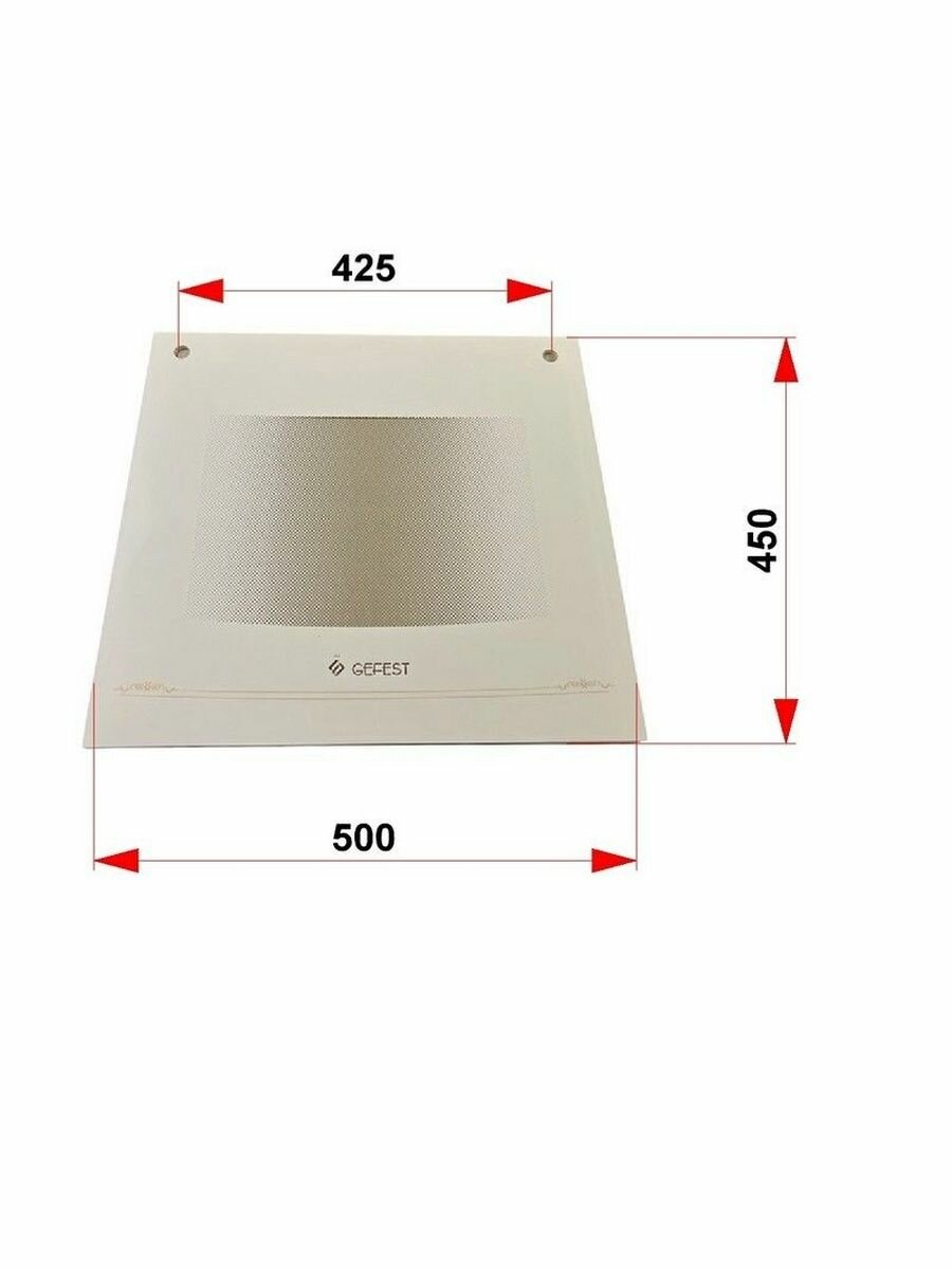 Стекло панорамное 5100.15.2.001-32 Gefest кремовое