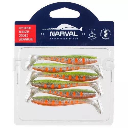 Силиконовая приманка Narval Choppy Tail 8cm #032 6шт.