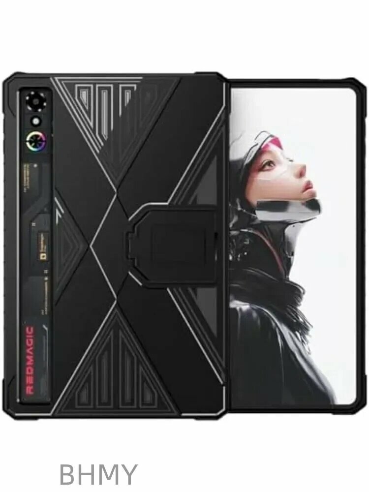 Совместим с игровым планшетом Nubia RedMagic Gaming Tablet 3 Pro, 9,06-дюймовый защитный чехол 2025 года выпуска, устойчивый к падениям