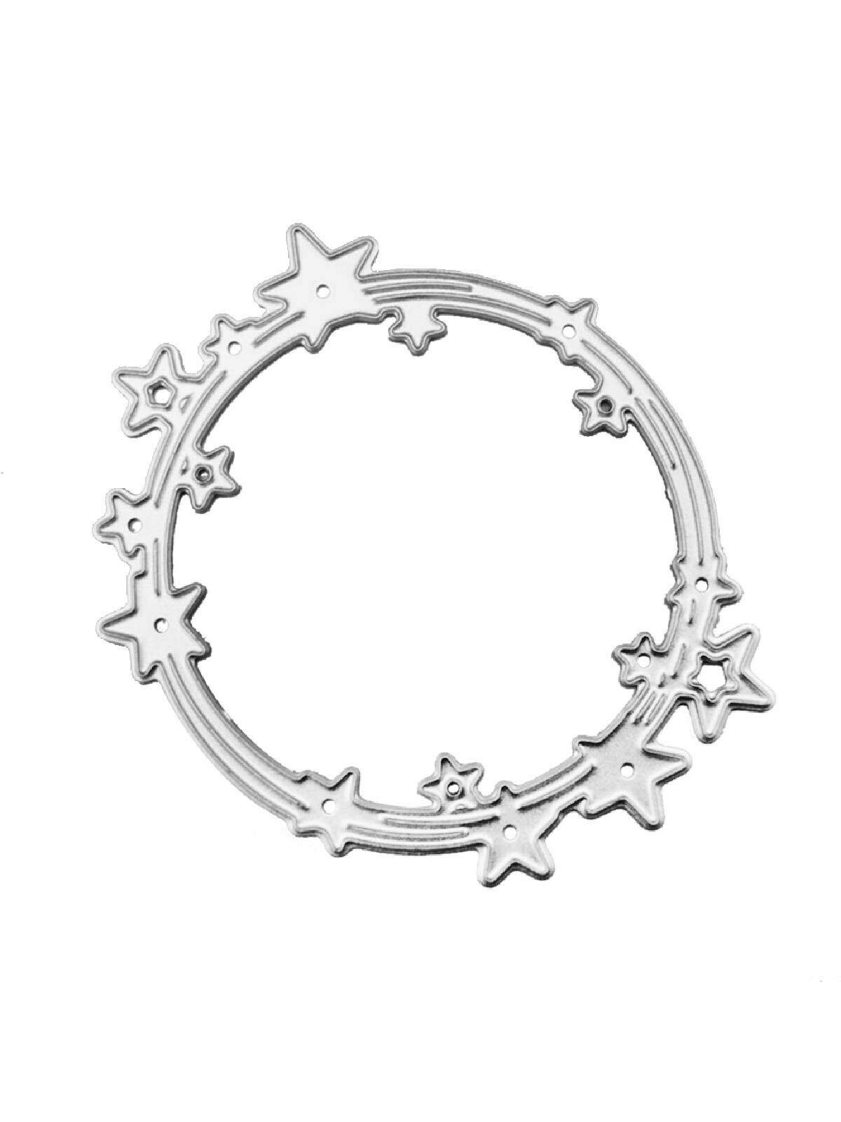 Звезда Круг Металлические Режущие Штампы Трафарет Для Скрапбукинга DIY Альбом Штамп Бумажная Открытка Тиснение Декор Ремесло