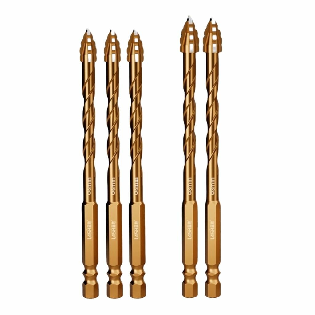 Набор алмазных сверл с четырехгранной пилой, - 5шт 6 6 6 мм 8 8 мм