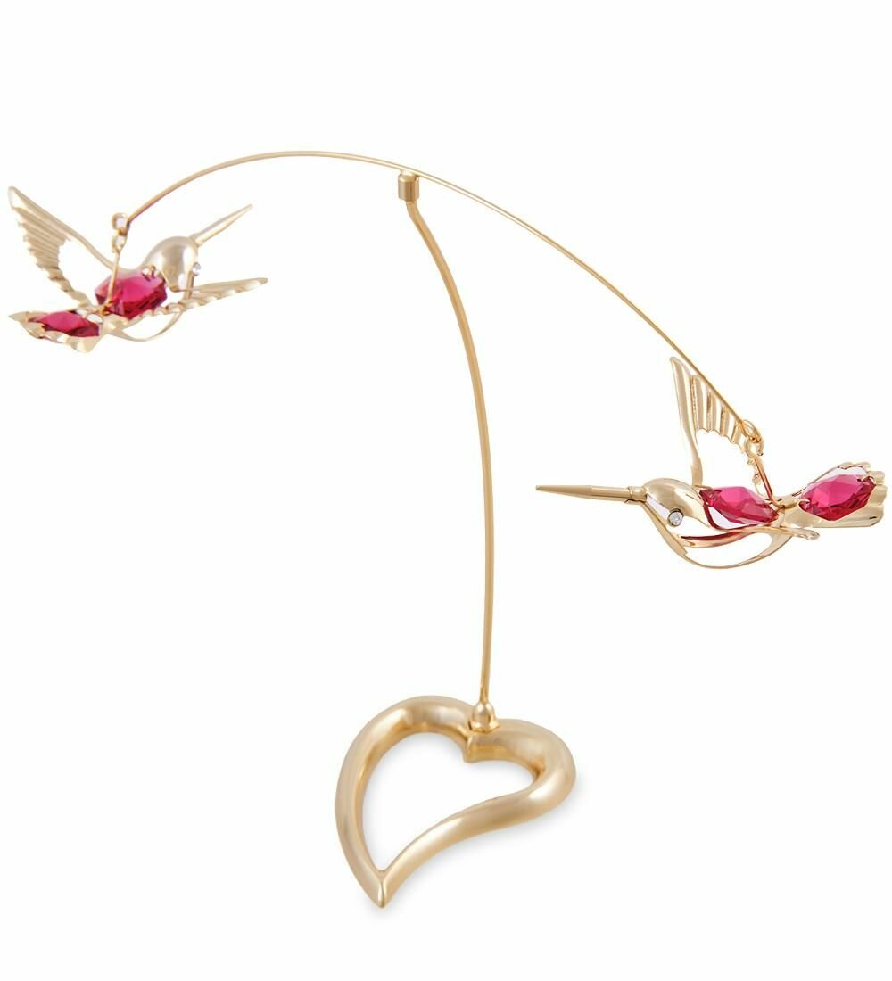 Фигурка Пара колибри с цв. кр. A574655 Crystal Temptations, Металл, кристалл