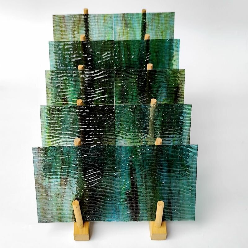 Набор витражного стекла 10 единиц 10 на10 см Мозаика Стекло