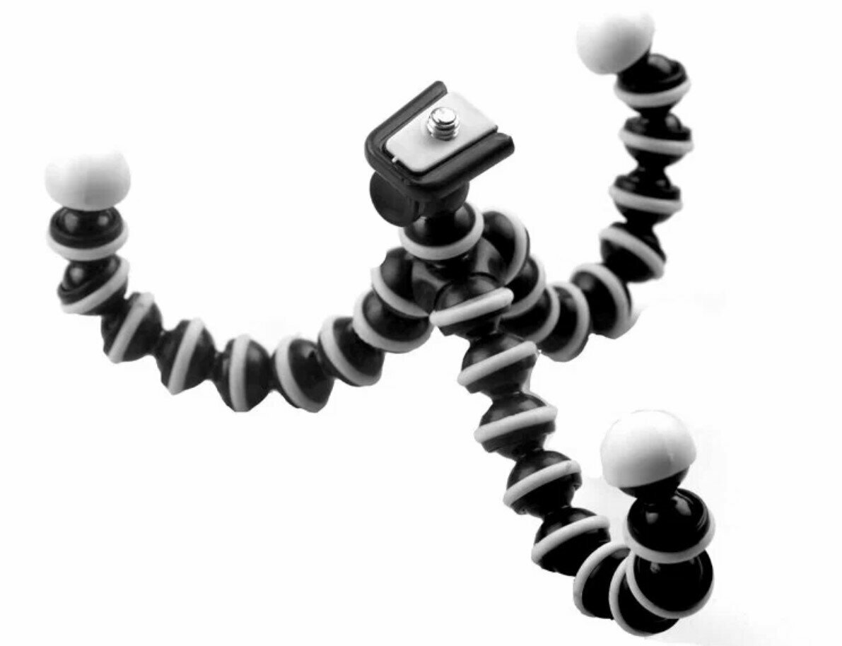 Мини-штатив селфи палка осьминог на шарнирах MyPads A108-602 гибкими ножками, сцепление с любым предметом