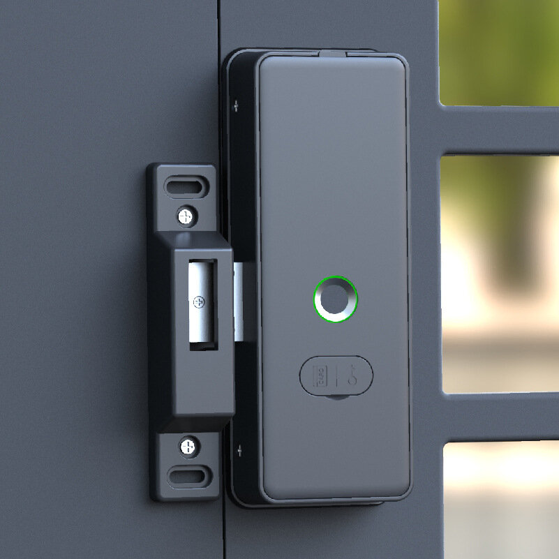 Сингапурский малайский специальный железный ворото, граффити, Bluetooth, подключаемый, Tongtong, двусторонний, с распознаванием лица, умный замок с отпечатком пальца