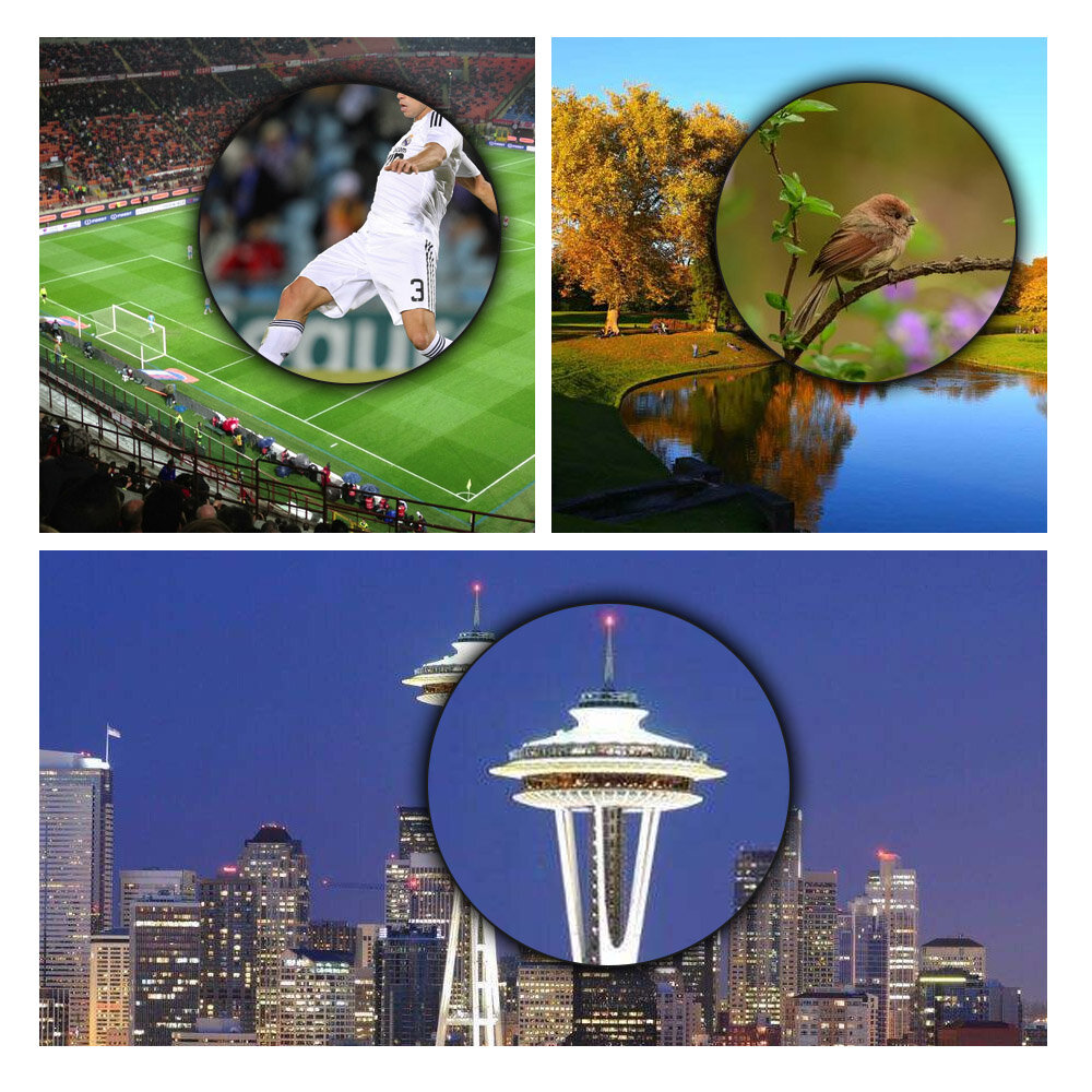 Монокуляр двухфокусный 16x52, мощный, портативный, для охоты, кемпинга, наблюдения за птицами.