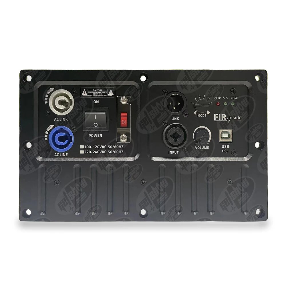 GETSHOW Модуль 2-полосного усилителя 800 Вт + 150 Вт Amp, 110 В