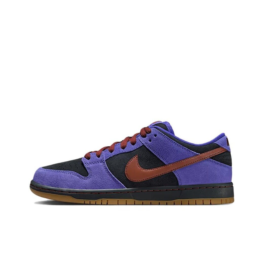 Кроссовки NIKE Dunk SB, размер EU 40 стопа (25CM), фиолетовый/черный — фото 1