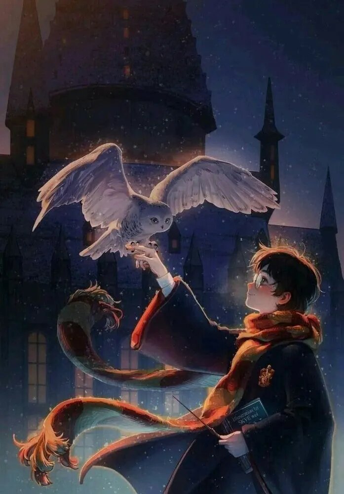 Алмазная Картина "Гарри Поттер" 40х50 См Алмазная Вышивка / Картина Стразами Подарков