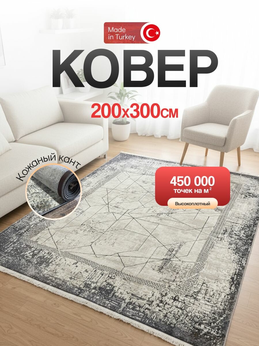 Ковер для комнаты на пол 200х300 см BARKS