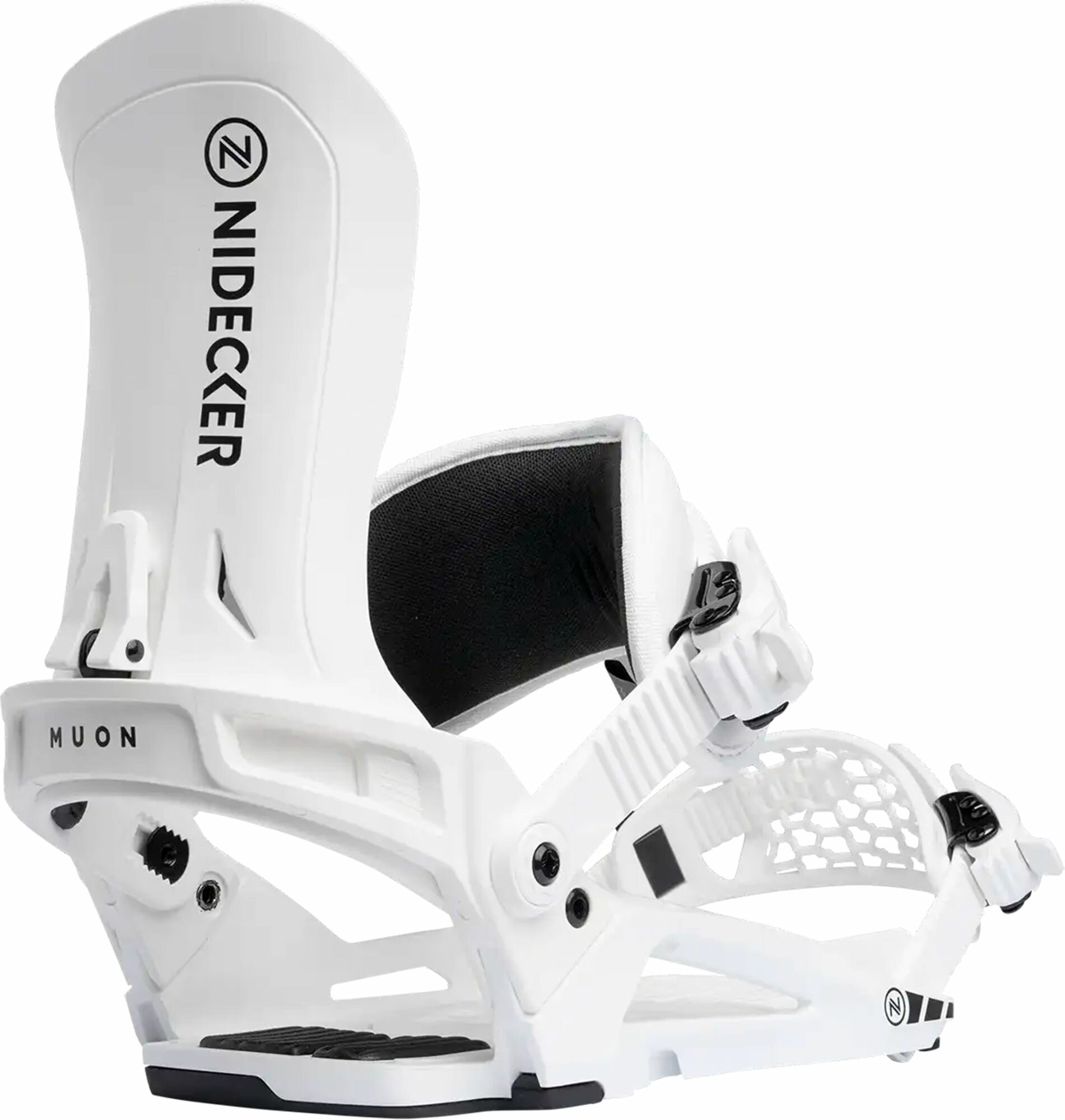 Крепления женские сноубордические NIDECKER MUON W белые, размер M