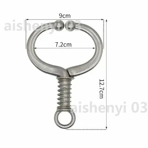 Носовое пружинное кольцо для КРС коров быка. Зажим для носа септум для телят бычков.