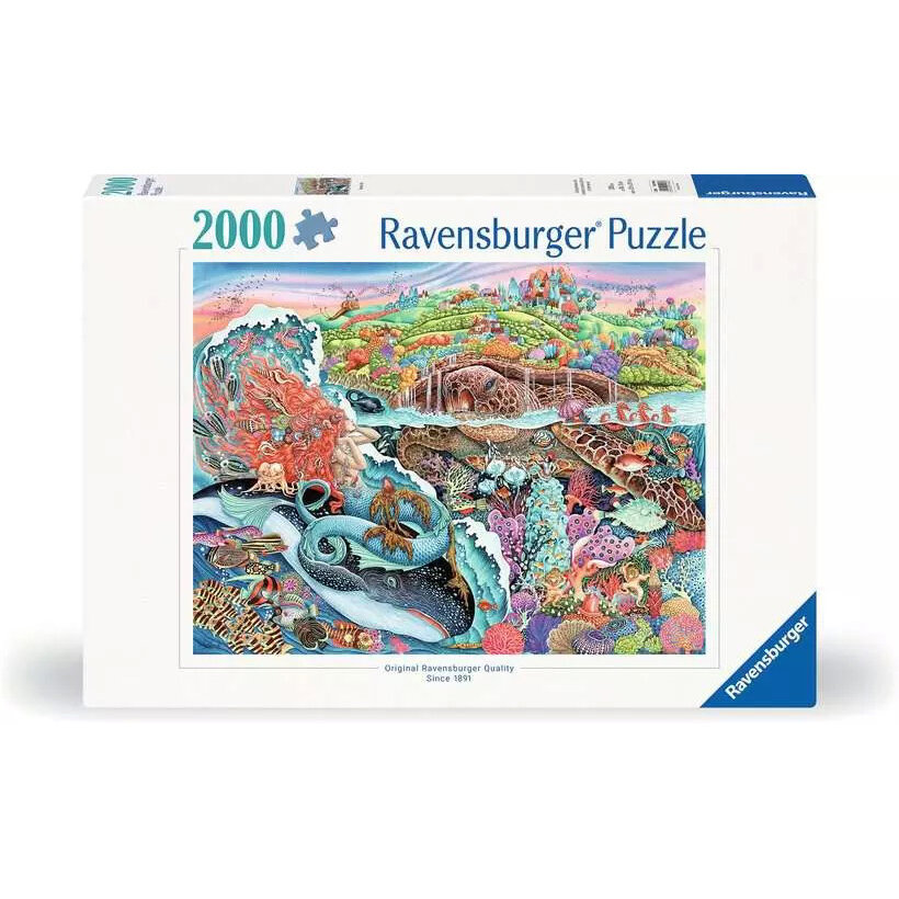 Пазл Ravensburger 2000 Морская сага, арт.01484, классический
