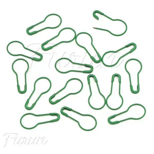 Булавки для вышивки и вязания, 100 шт. Зеленый, 15