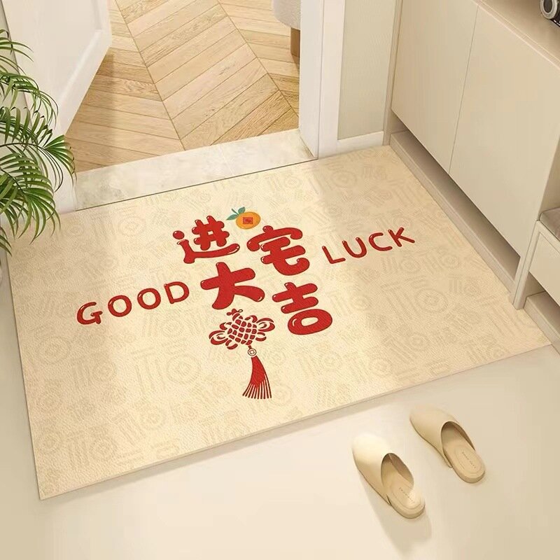 Коврик для входной двери из диатомитовой земли, коврик для ног, ковер для прихожей, водопоглощающий, нескользящий, грязеотталкивающий коврик, однослойный, дропшиппинг