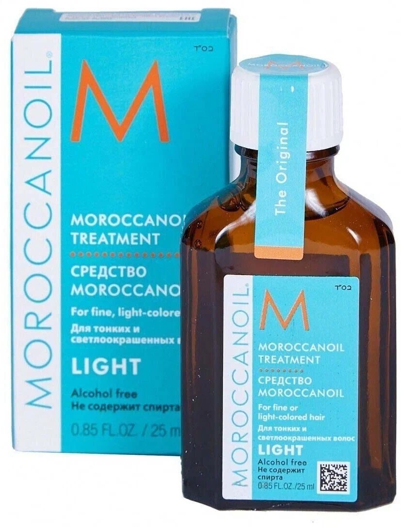Восстанавливающее средство для волос, масло Moroccanoil Ligth для тонких или светлых волос 25мл