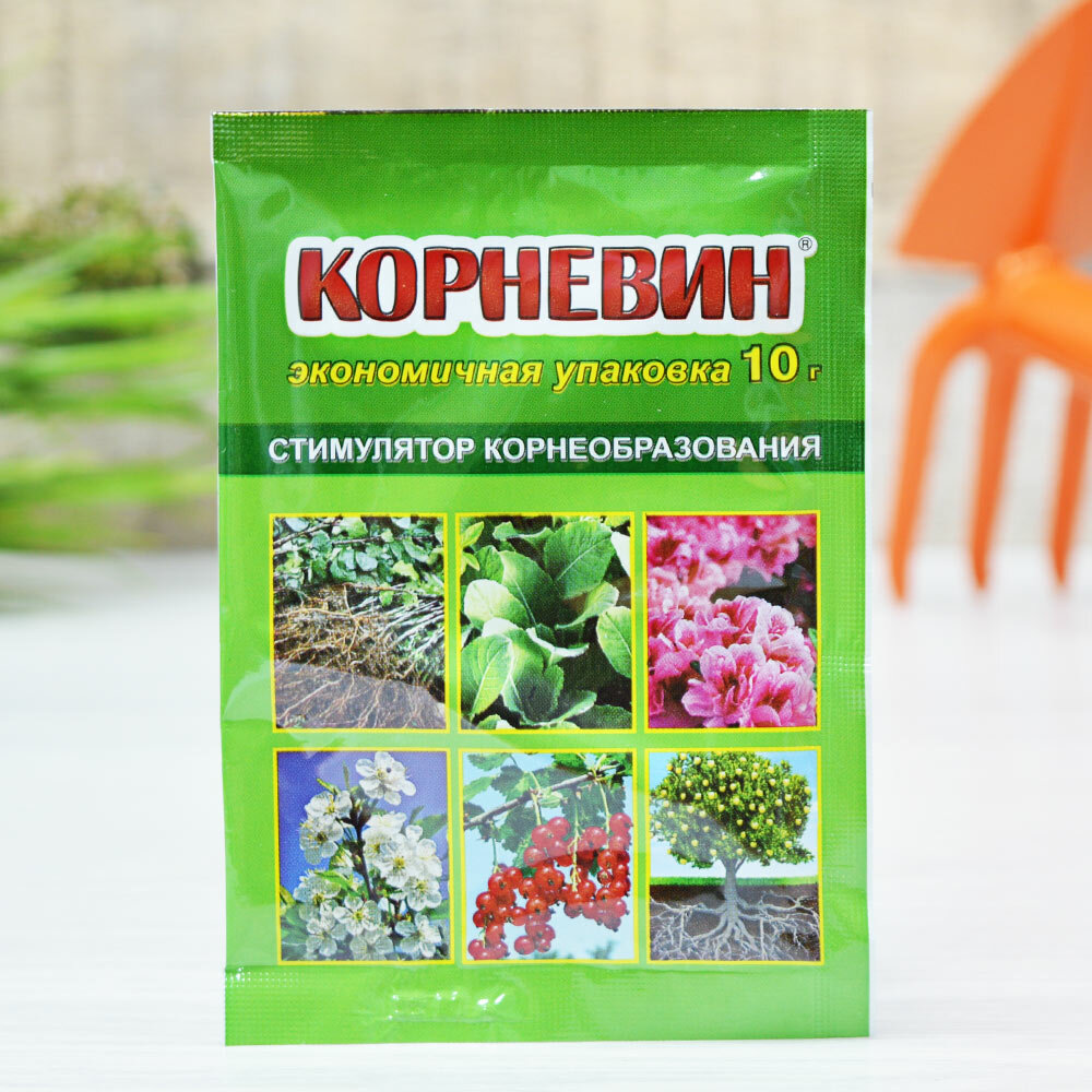 Корневин стимулятор корнеобразования, 10 г, для всех видов растений