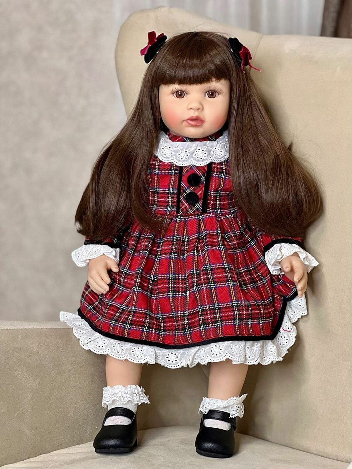 Кукла Реборн мягконабивная 60 см