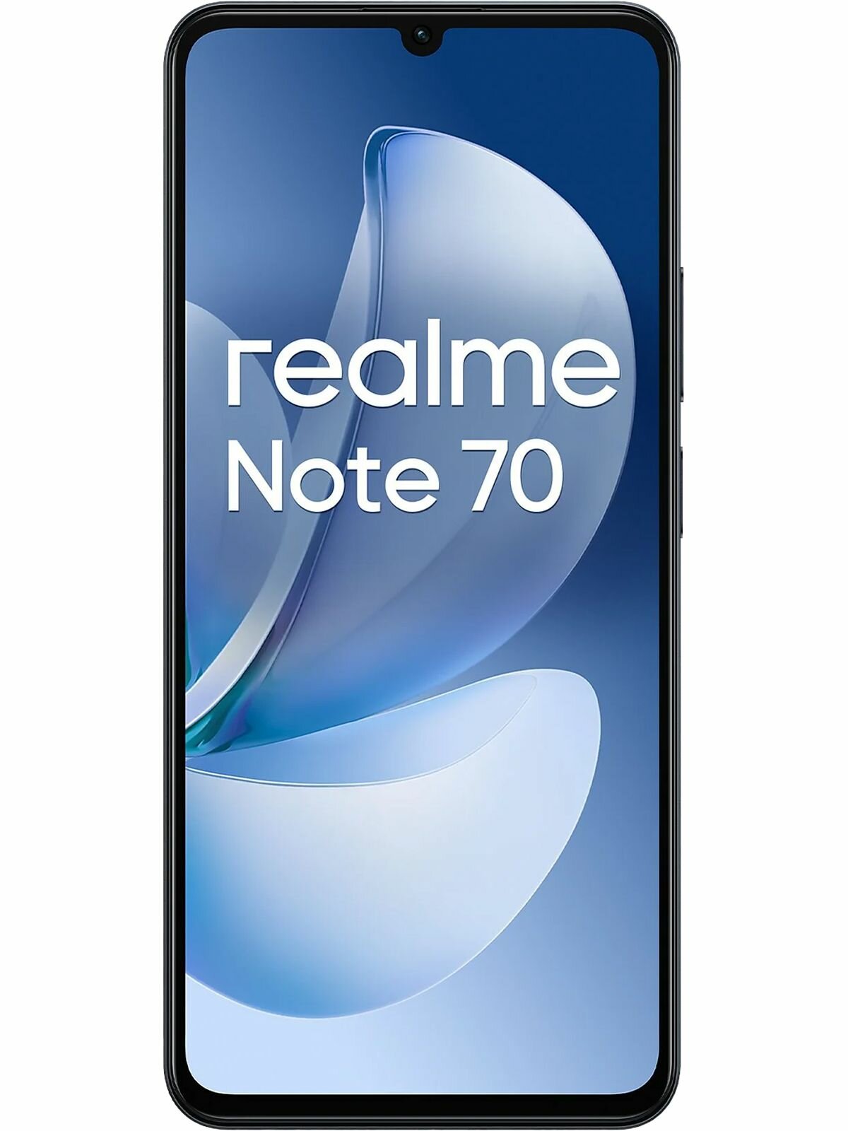 Смартфон realme Note 70, 6/128Gb Black, черный, экран 6.74".