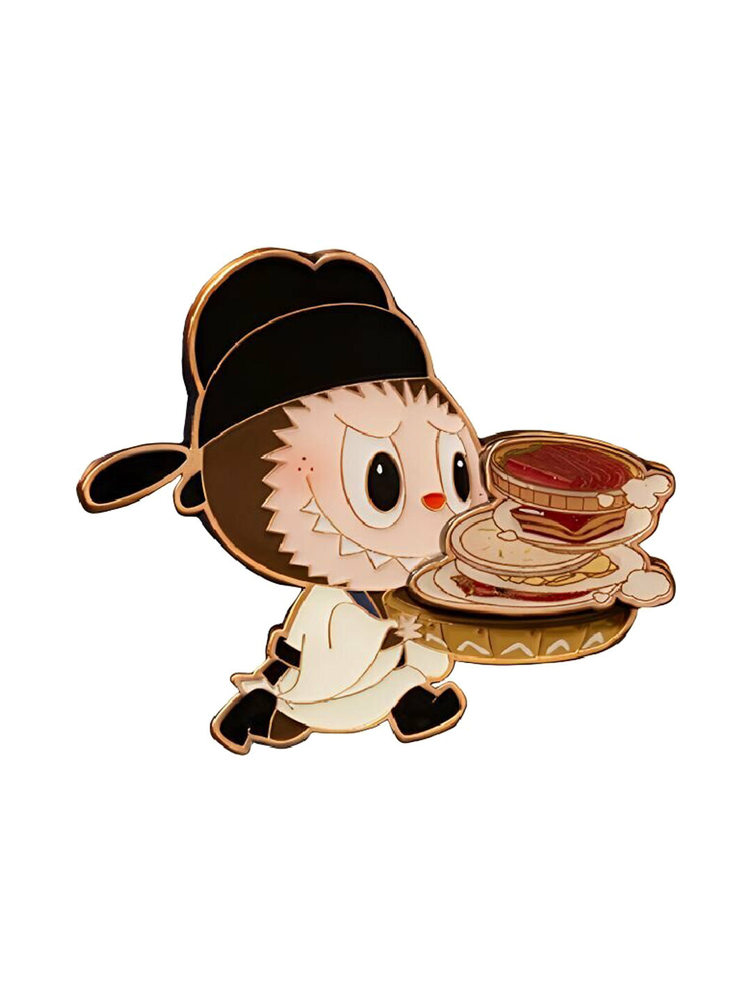 POP MART Labubu The Monsters Let's Have Fun Together Series Whisking Tea Badge NoSize
