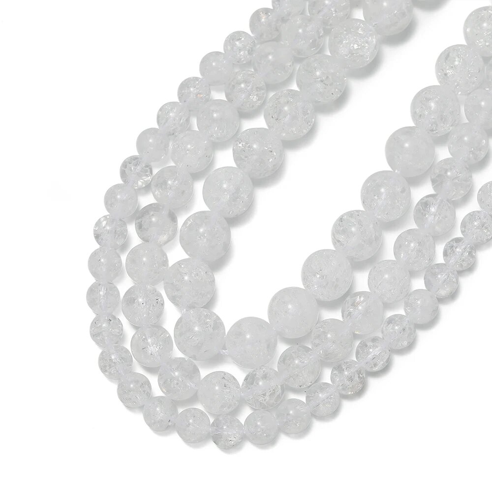 Каменные бусины St.kunkka 6-12 мм для украшений Белый, 8mm, Color 06