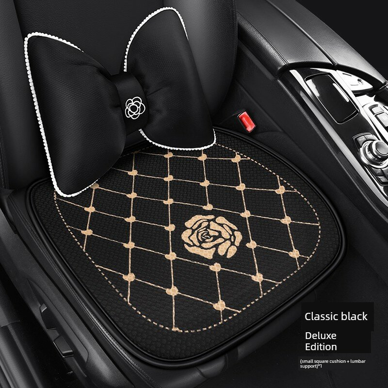 Универсальный всесезонный чехол для автомобильного сиденья, популярный в интернете, для женщин, подходит для седанов и