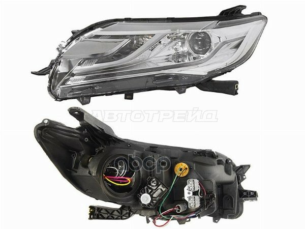 Фара Mitsubishi Pajero Sport 16-21 (Слева/ Галоген/ ДХО/ С электрокорректором) Sat арт. ST-214-11AGL