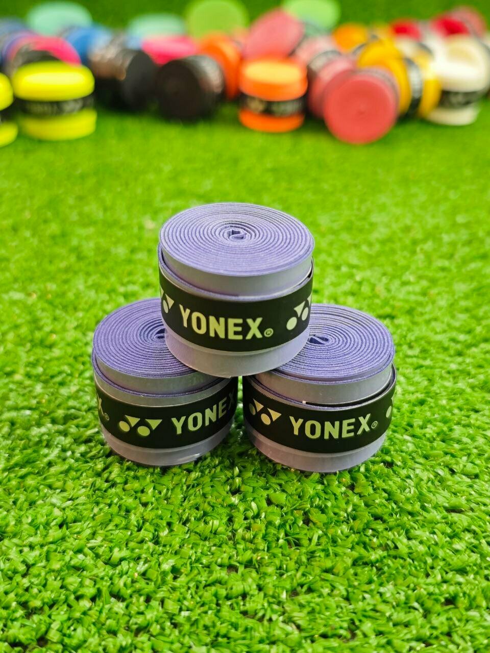 Намотка для теннисной ракетки yonexA01 x 3 фиолетовая