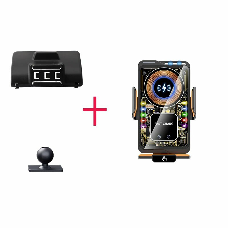 Автомобильный держатель телефона для BMW 5 серии i5 G60 2024 2025 Магнитный 15 Вт base and holder 4