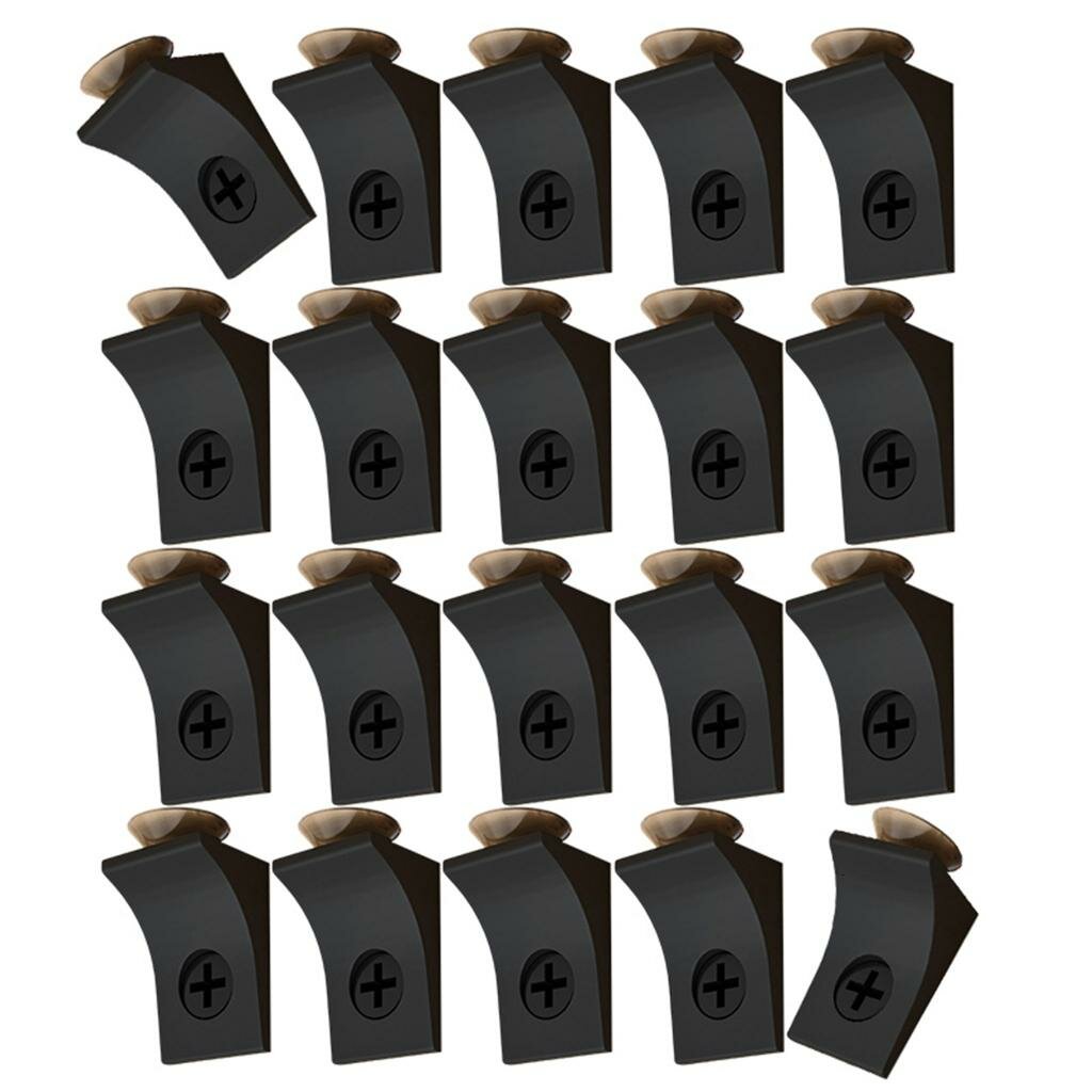 20-кратные прочные кронштейны для металлических полок в шкафу, поддерживающие аксессуары для хранения гардероба